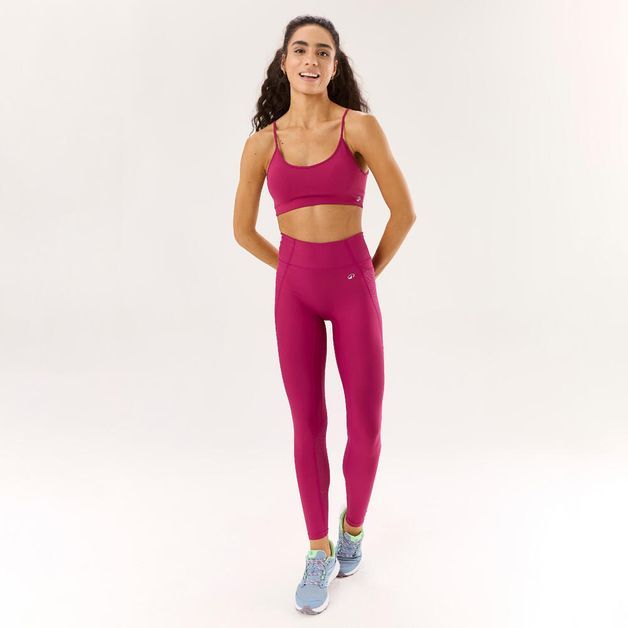 Decathlon | Legging Feminina de Treino 500 Performance Domyos Magenta