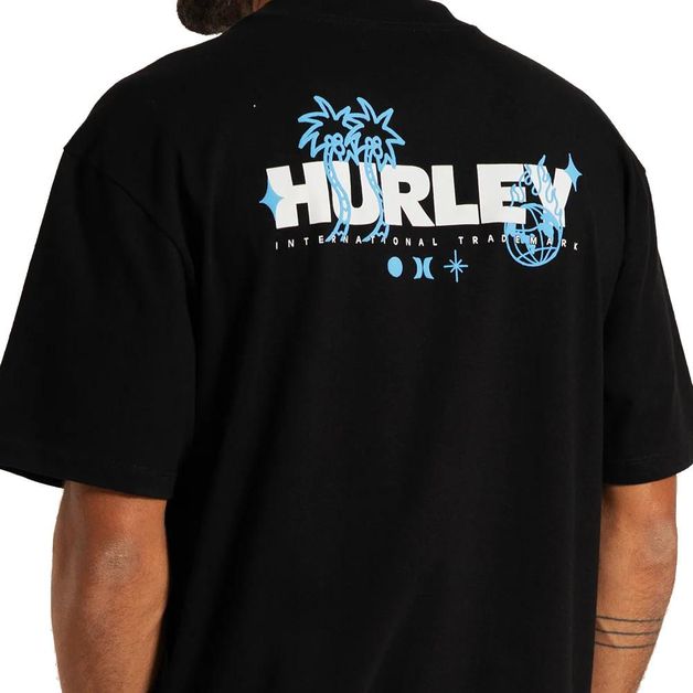 Decathlon | Camiseta Hurley Letters Maxfit SM26 Masculina Preto