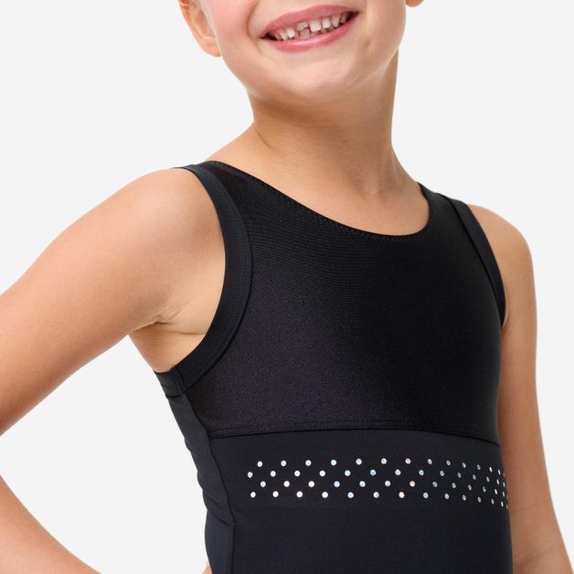 Decathlon | Collant Infantil de Ginástica Ritmica com Gola Redonda ...