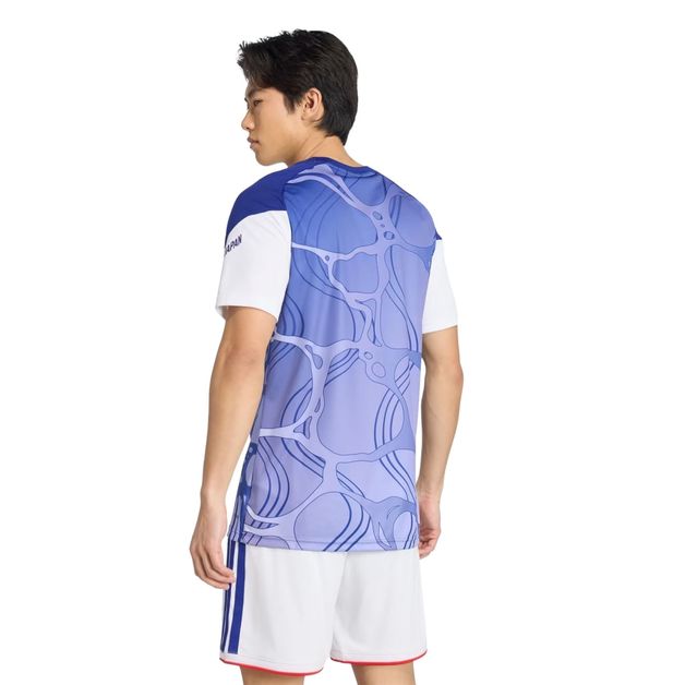 Decathlon | Camisa Japão I 2026 Adidas Pré-Jogo Masculina - Branca